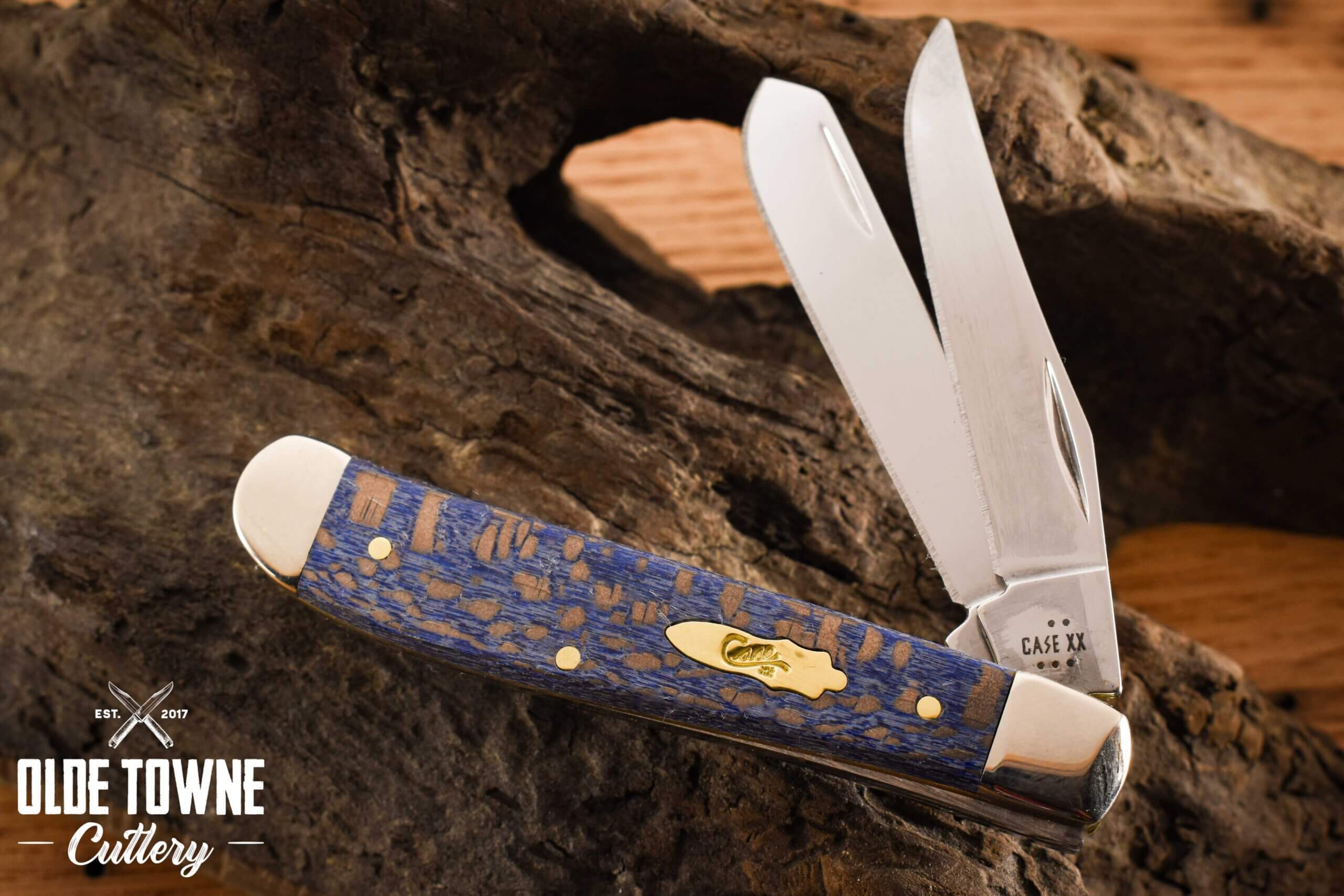 W.R. Case & Sons mini trapper sycamore traditional pocket knives
